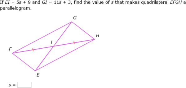 IXL - Proving a quadrilateral is a parallelogram (Grade 10 maths practice)