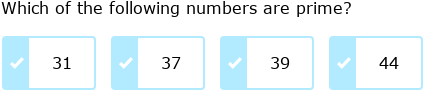 IXL - Prime or composite (Grade 8 maths practice)