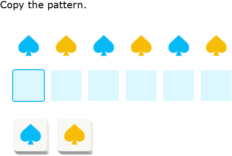 IXL - Colour patterns (Preschool maths practice)