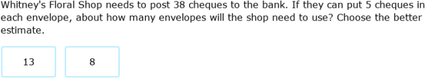 IXL - Estimate sums, differences, products and quotients: word problems ...