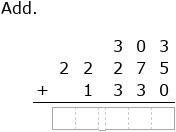 IXL - Add three or more numbers with four or more digits (Grade 3 maths ...