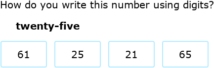 IXL - Writing numbers in words (Grade 1 maths practice)