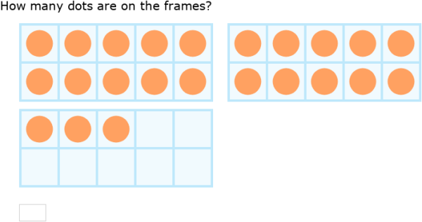 IXL - Count on ten frames - up to 30 (Reception maths practice)