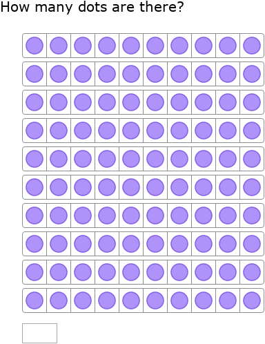 IXL - Count groups of ten (Reception maths practice)