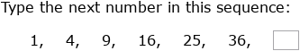 IXL - Complete an increasing number sequence (Grade 6 maths practice)