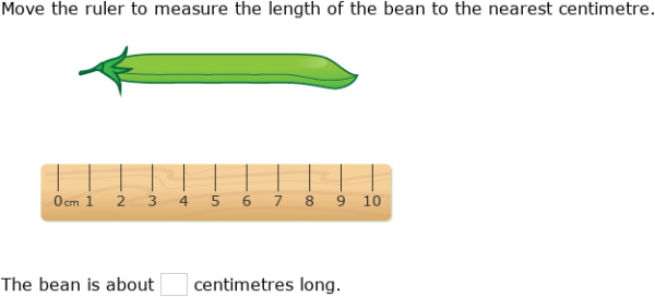IXL - Measure using a centimetre ruler (Grade 3 maths practice)