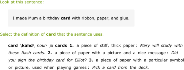 IXL - Use dictionary definitions (Grade 3 English practice)