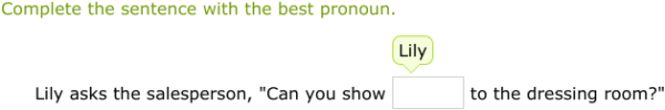 IXL - Replace the noun with a personal pronoun (Grade 5 English practice)