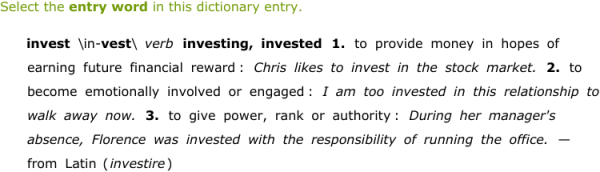 IXL - Use dictionary entries (Grade 7 English practice)