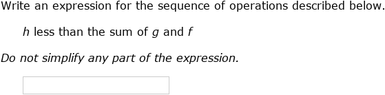 Ixl Write Variable Expressions Grade 9 Maths Practice