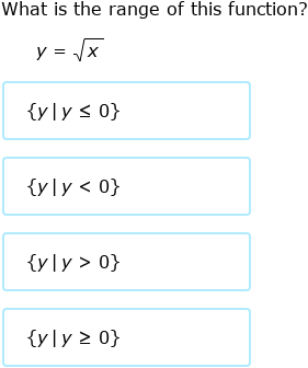 IXL - Domain and range (Grade 12 maths practice)