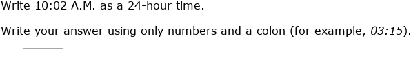 IXL - Convert between 12-hour and 24-hour time (Grade 5 maths practice)
