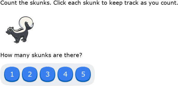 IXL - Learn to count to 5 (Reception maths practice)
