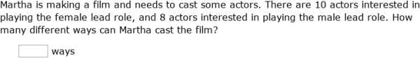 IXL - Counting principle (Grade 7 maths practice)