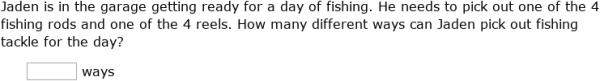 IXL - Counting principle (Grade 11 maths practice)