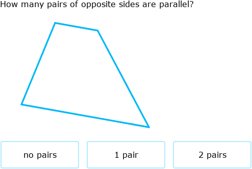 IXL - Parallel sides in quadrilaterals (Grade 5 maths practice)