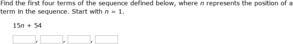 IXL - Evaluate variable expressions for number sequences (Grade 8 maths practice)
