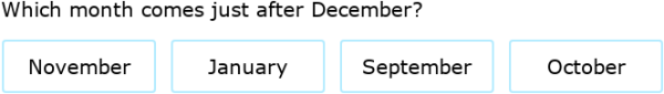 IXL - Months of the year (Grade 1 maths practice)