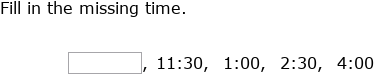 IXL - Time patterns (Grade 5 maths practice)