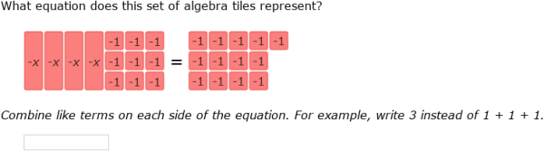 IXL - Model and solve equations using algebra tiles (Grade 7 maths ...