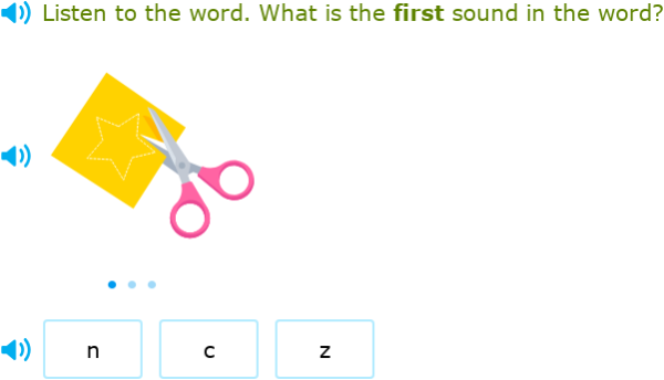 IXL - Identify the first, second and last sound in a word (Reception ...