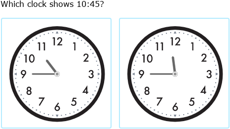 IXL - Match analogue clocks and times (Grade 2 maths practice)