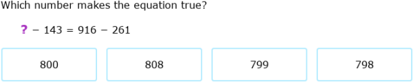 IXL - Balance subtraction equations - up to three digits (Grade 3 maths ...