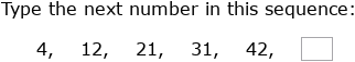 IXL - Complete an increasing number pattern (Grade 4 maths practice)