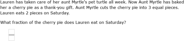 IXL - Fractions of a whole: word problems (Grade 2 maths practice)