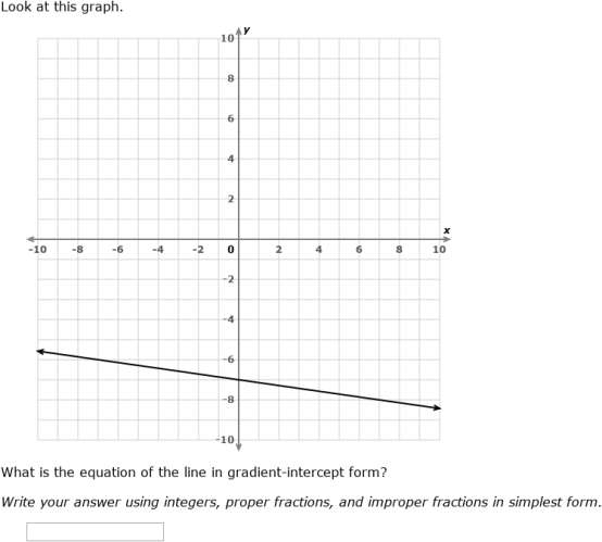 IXL - Write an equation in y=mx+c form from a graph (Grade 9 maths practice)