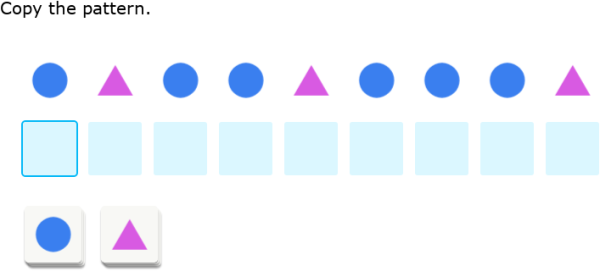 IXL - Growing patterns (Reception maths practice)