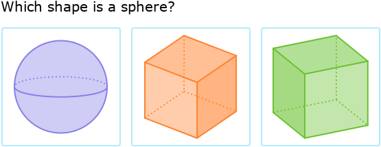 IXL - Spheres (Reception maths practice)