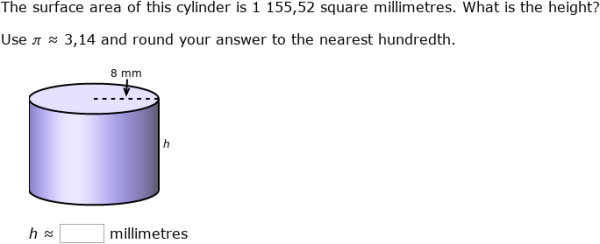 IXL - Surface area (Grade 9 maths practice)