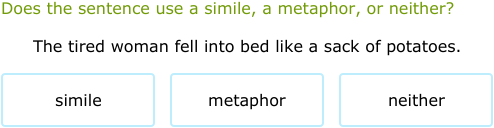 IXL - Identify similes and metaphors (Grade 4 English practice)