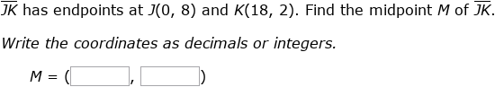 IXL - Midpoints (Grade 10 maths practice)
