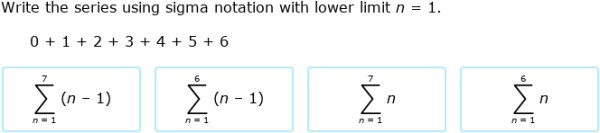 IXL - Introduction to sigma notation (Grade 12 maths practice)
