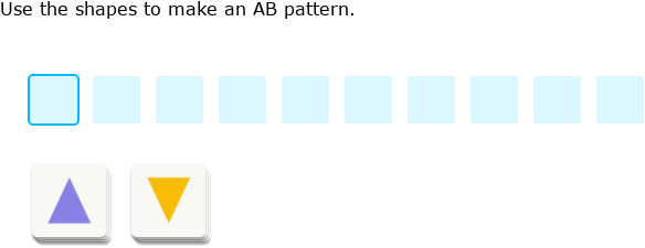 IXL - Make a repeating pattern (Grade 6 maths practice)