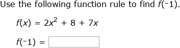 IXL - Evaluate functions (Grade 11 maths practice)