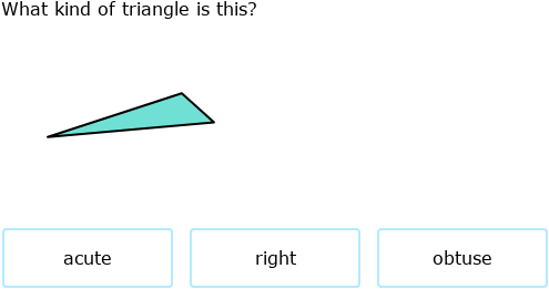 IXL - Acute, obtuse and right triangles (Grade 3 maths practice)
