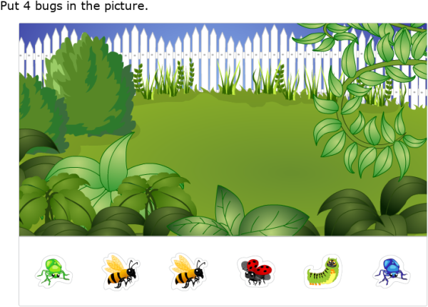 IXL - Count using stickers - up to 5 (Reception maths practice)
