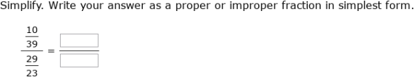 IXL - Simplify complex fractions (Grade 9 maths practice)