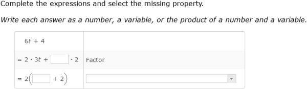 IXL - Simplify variable expressions using properties (Grade 8 maths practice)