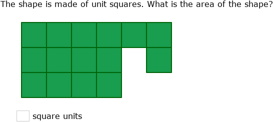 IXL - Find the area of figures made of unit squares (Grade 4 maths ...