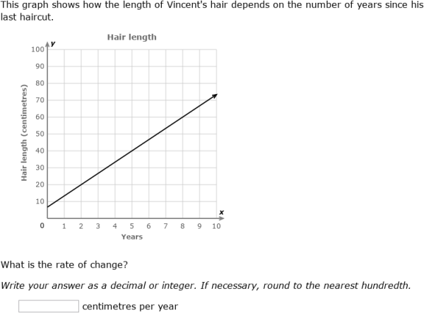 IXL - Constant rate of change (Grade 8 maths practice)