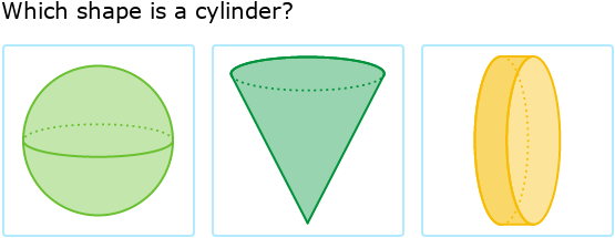 IXL - Cylinders (Reception maths practice)