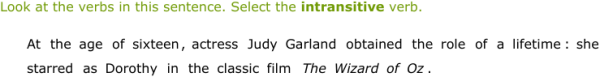 IXL - Identify transitive and intransitive verbs (Grade 7 English practice)