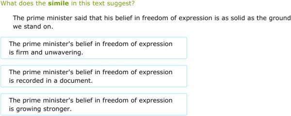 IXL - Interpret figures of speech (Grade 6 English practice)