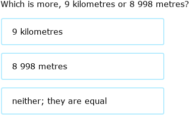 IXL - Compare and convert metric units of length (Grade 3 maths practice)