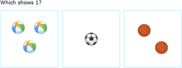 IXL - Represent numbers - up to 3 (Reception maths practice)