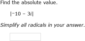 IXL - Absolute values of complex numbers (Grade 12 maths practice)